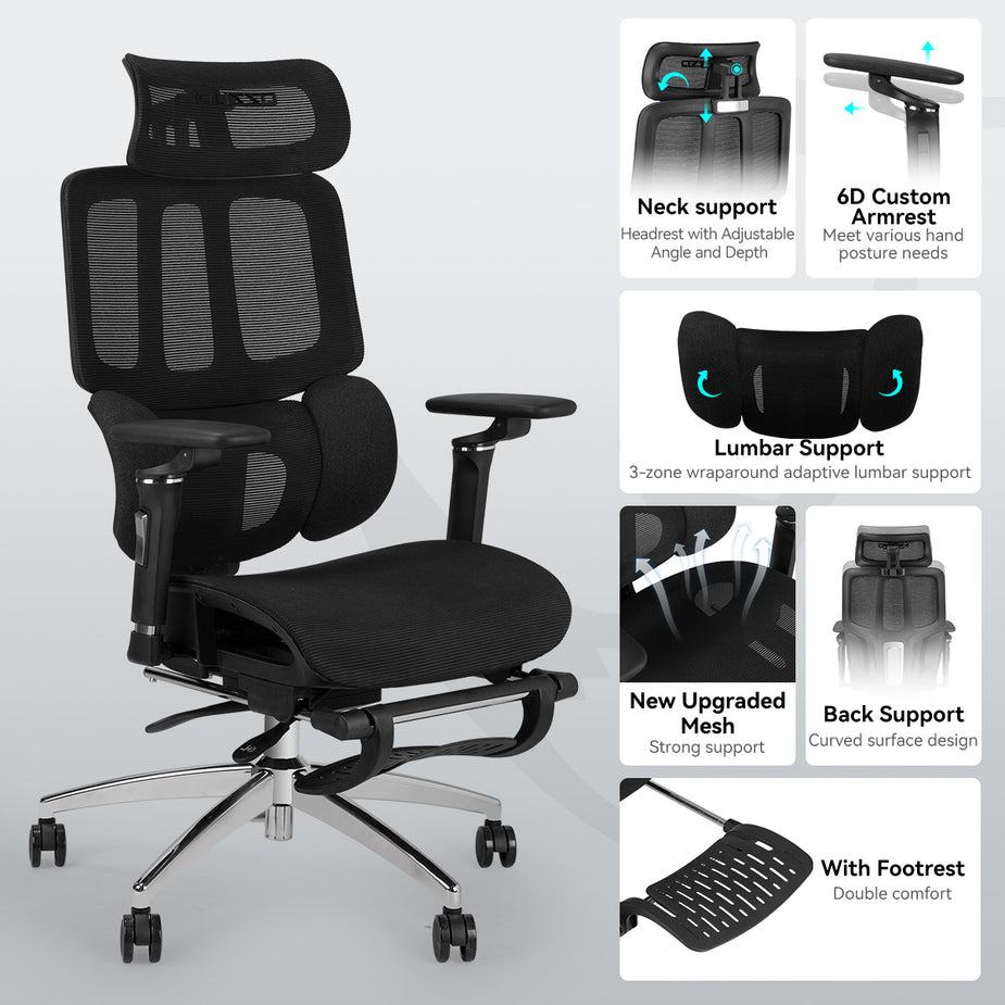 MUSSO H80 Pro Ergonomic Office Chair|Computer Chair
