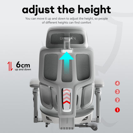 MUSSO H80 Pro Ergonomic Office Chair|Computer Chair